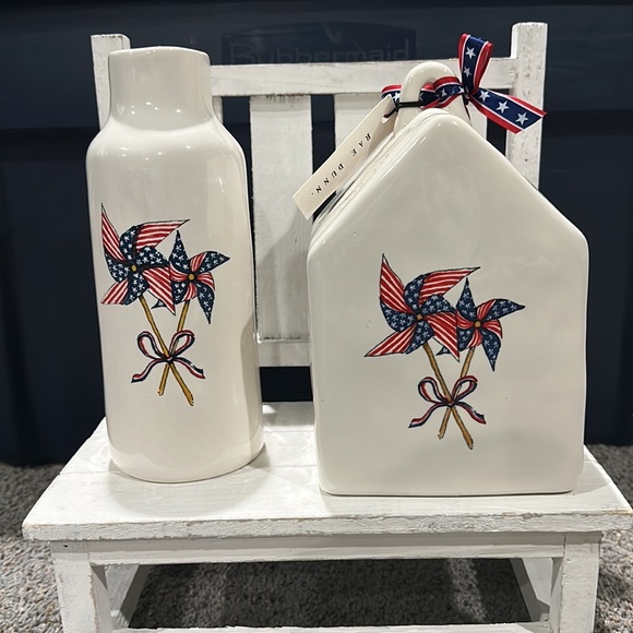 Rae Dunn | Holiday | Rae Dunn 4th Of July Freedom Bird House And ...
